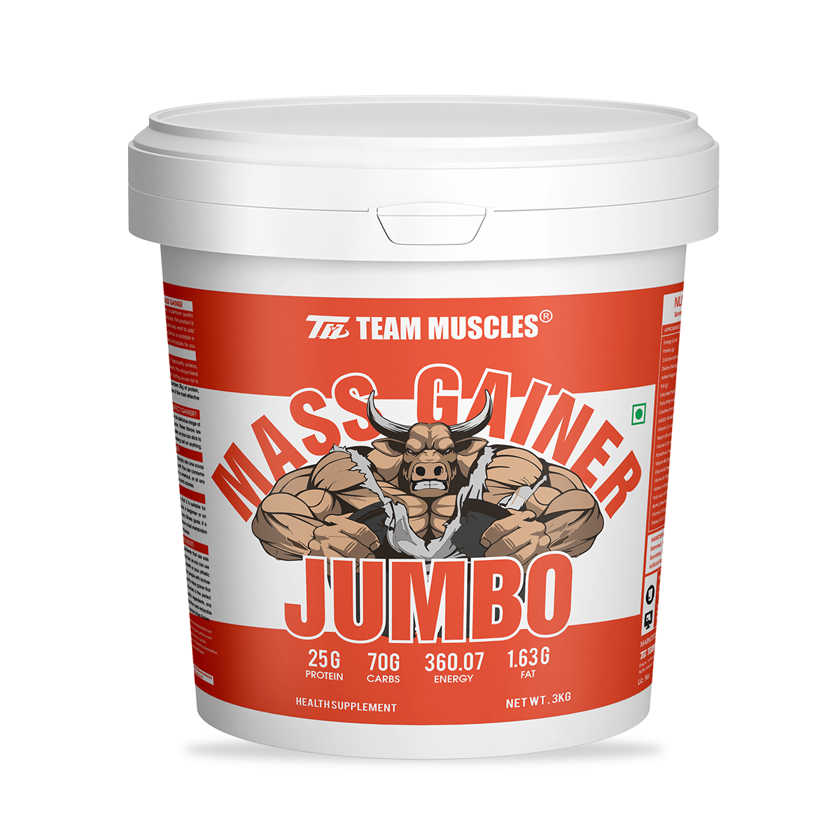 Jumbo Mass Gainer 3Kg - Protein Godam